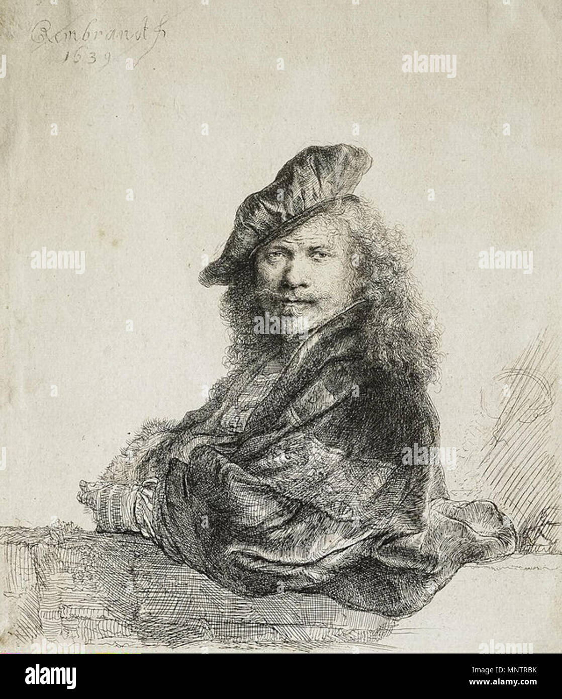 Rembrandt etching hi-res stock photography and images - Alamy