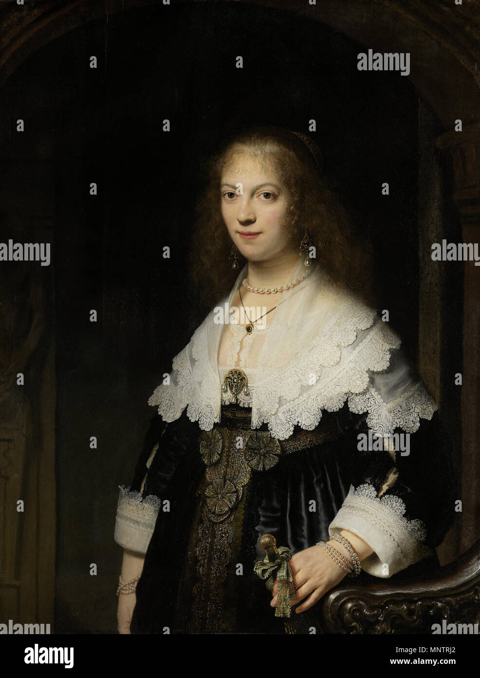 Portrait of Maria Trip (1619-1683) circa 1639. 1052 Rembrandt van Rijn ...
