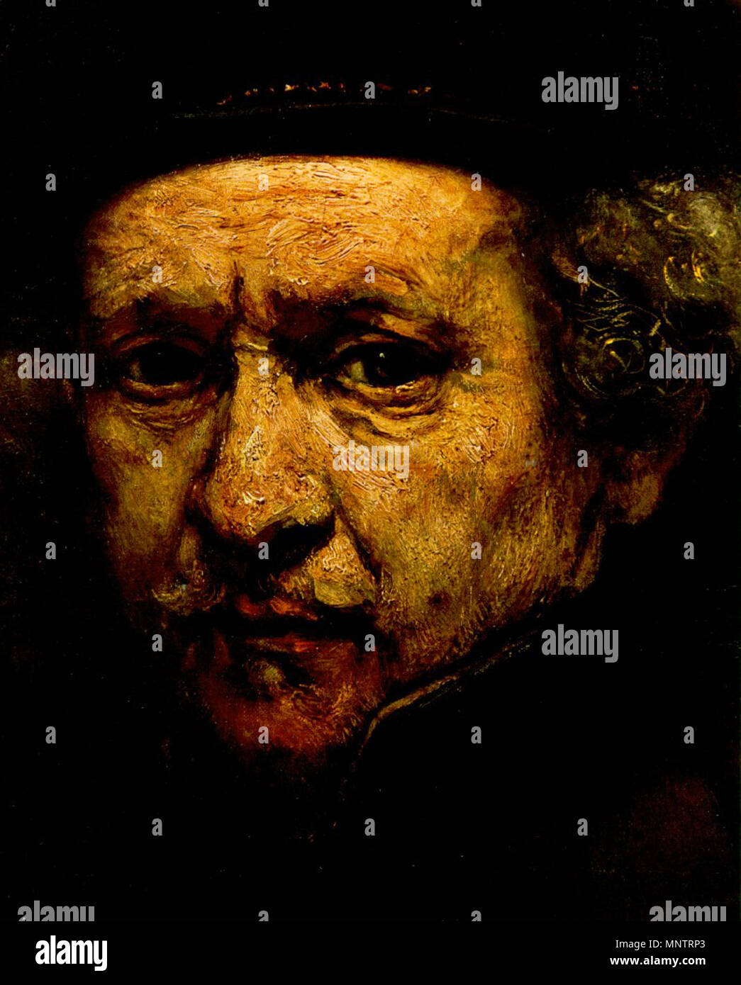 Rembrandt self portrait 1659 hi-res stock photography and images - Alamy