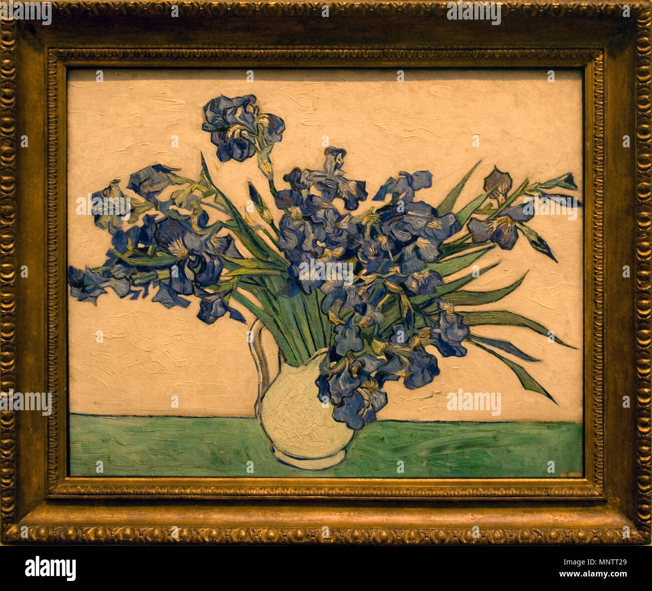 English: Still Life: Vase with Irises May 1890. 1223 Irises Stock Photo ...