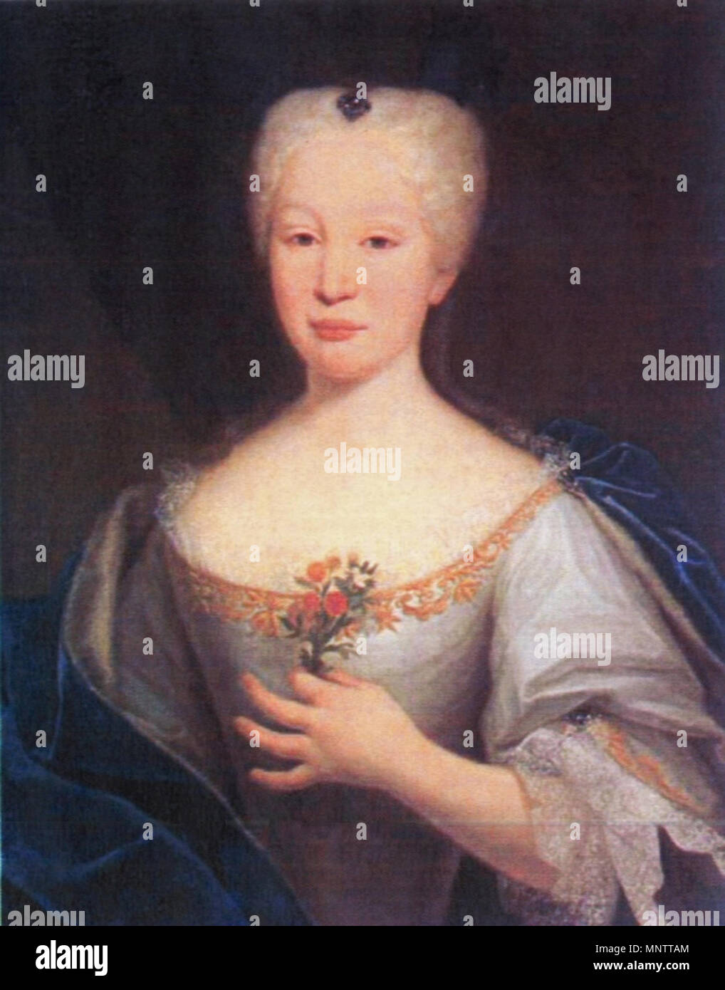 1055 Retrato de D. Bárbara de Bragança (c. 1746) - Louis-Michel van Loo ...