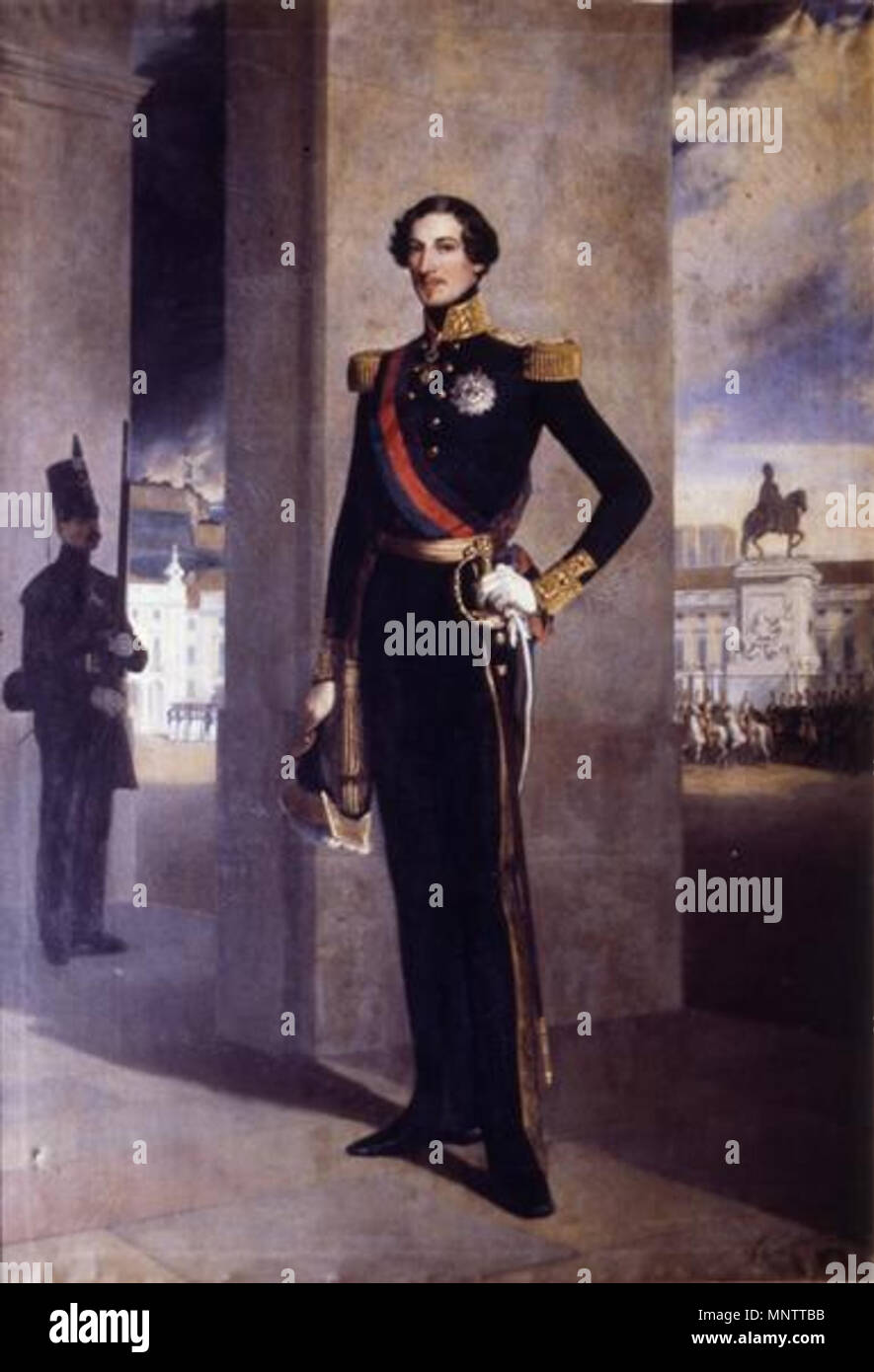 . English: Portrait of King Ferdinand II of Portugal (1845), by ...