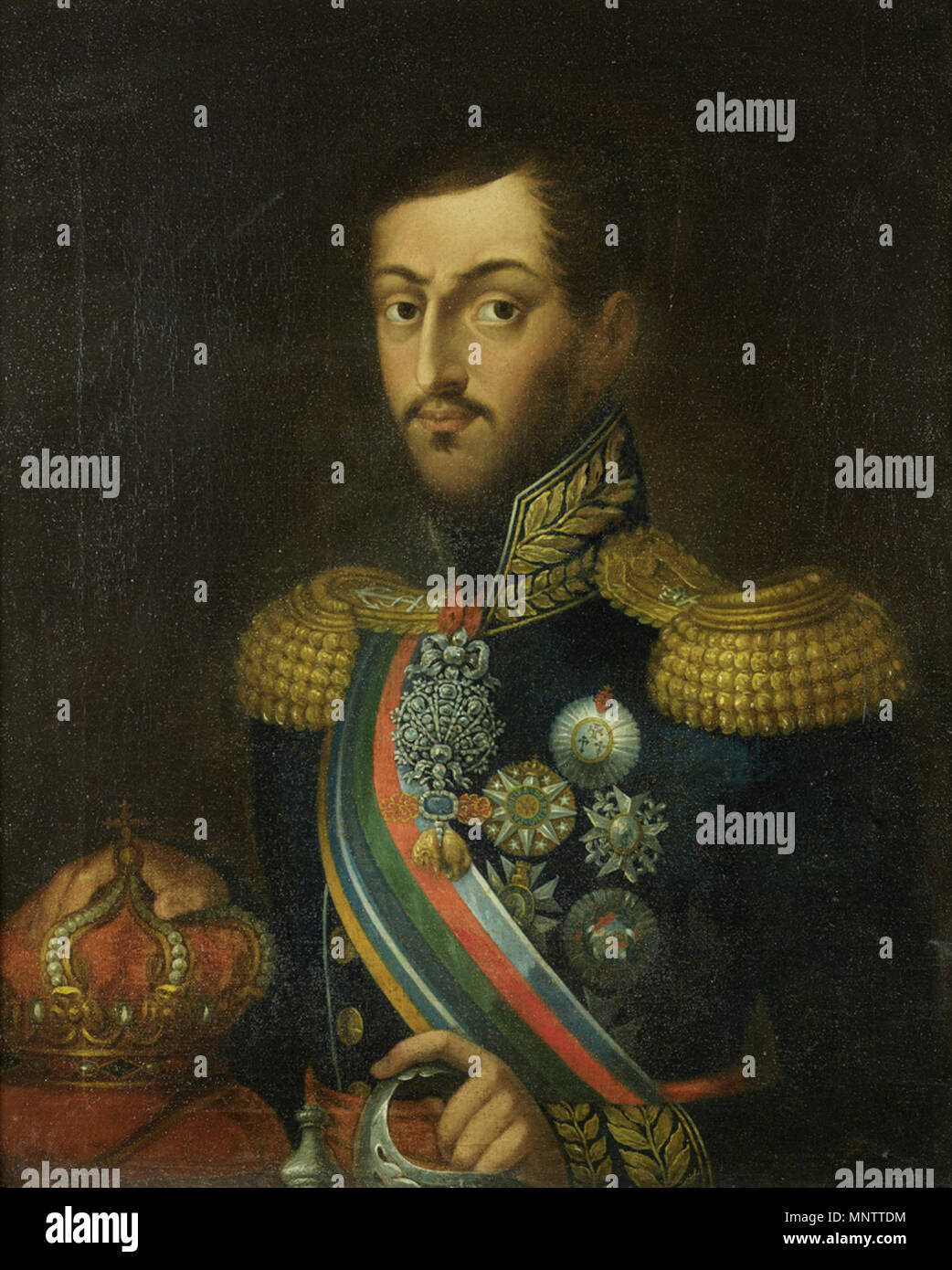 . English: Portrait of King Miguel I of Portugal. Português: Retrato de ...