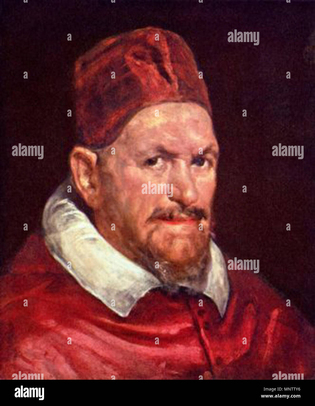 1058 Retrato del Papa Inocencio X. Roma, after Diego Velázquez Stock ...