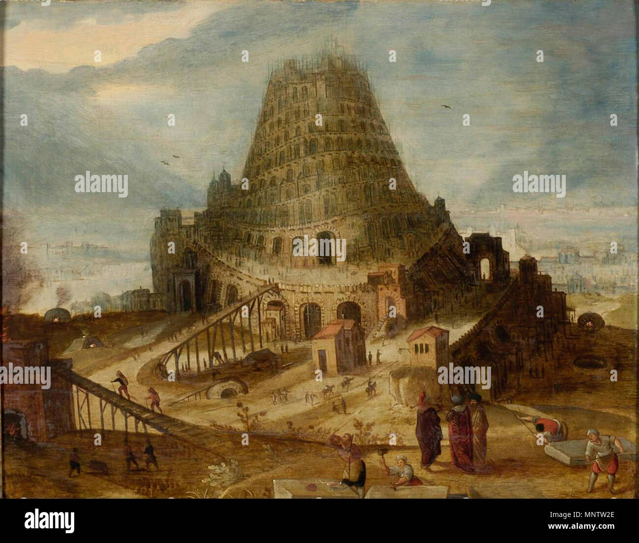 The Tower of Babel second half of 16th century. 830 Lucas van ...
