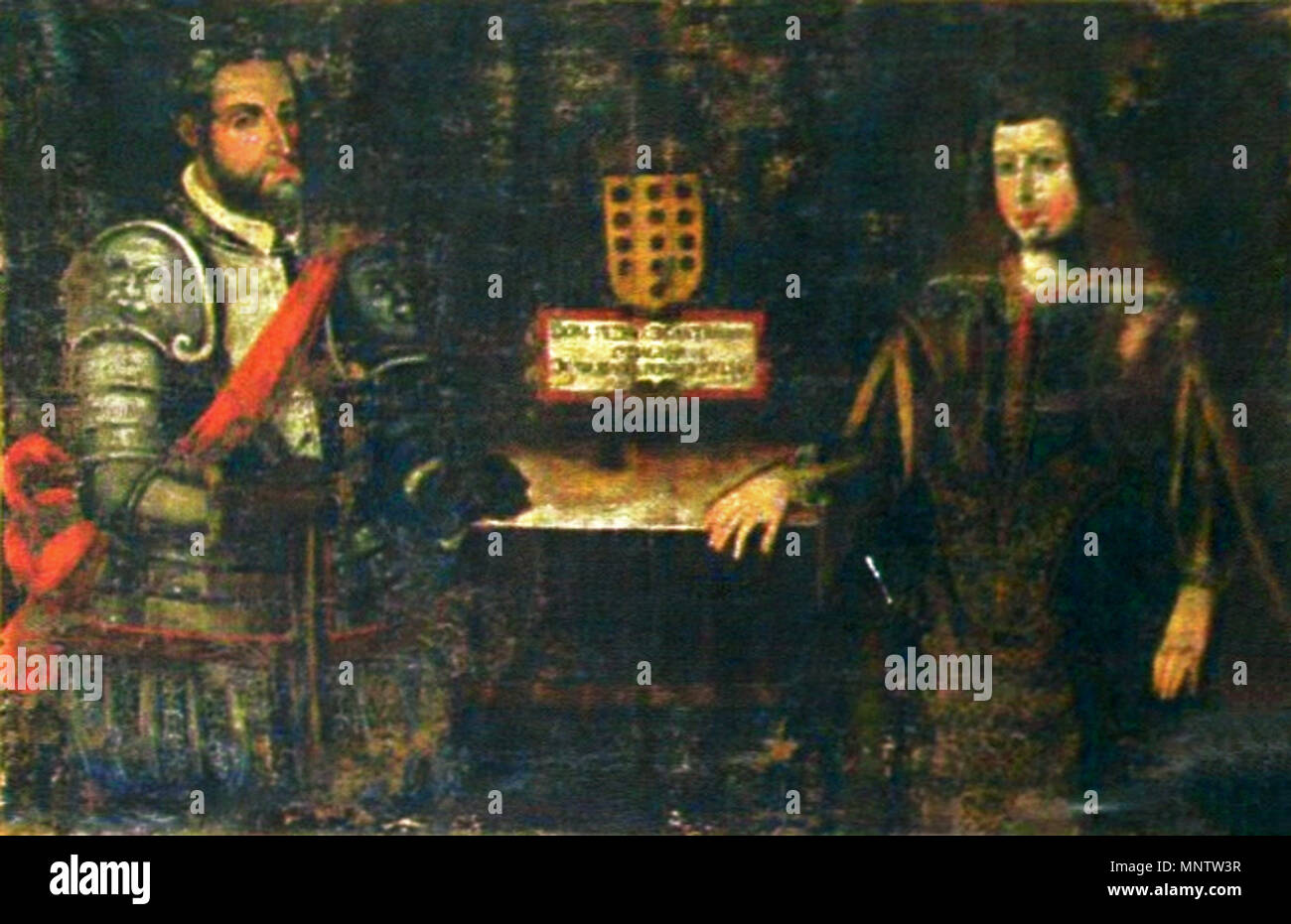 1058 Retratos de D. Pedro de Castro e D. Isabel Ponce de Leão (séc ...