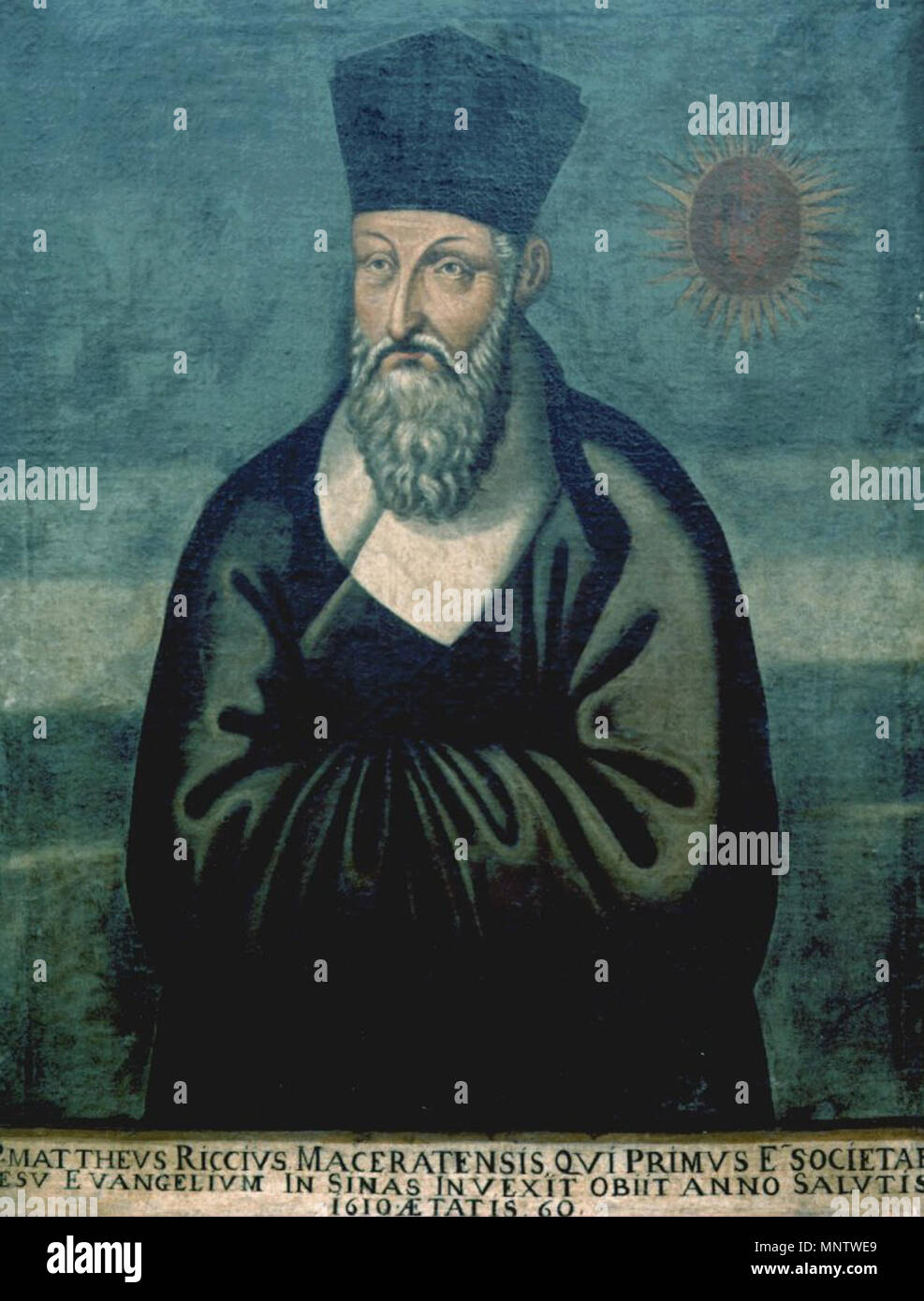 Matteo Ricci 1610. 1060 Ricciportrait Stock Photo - Alamy