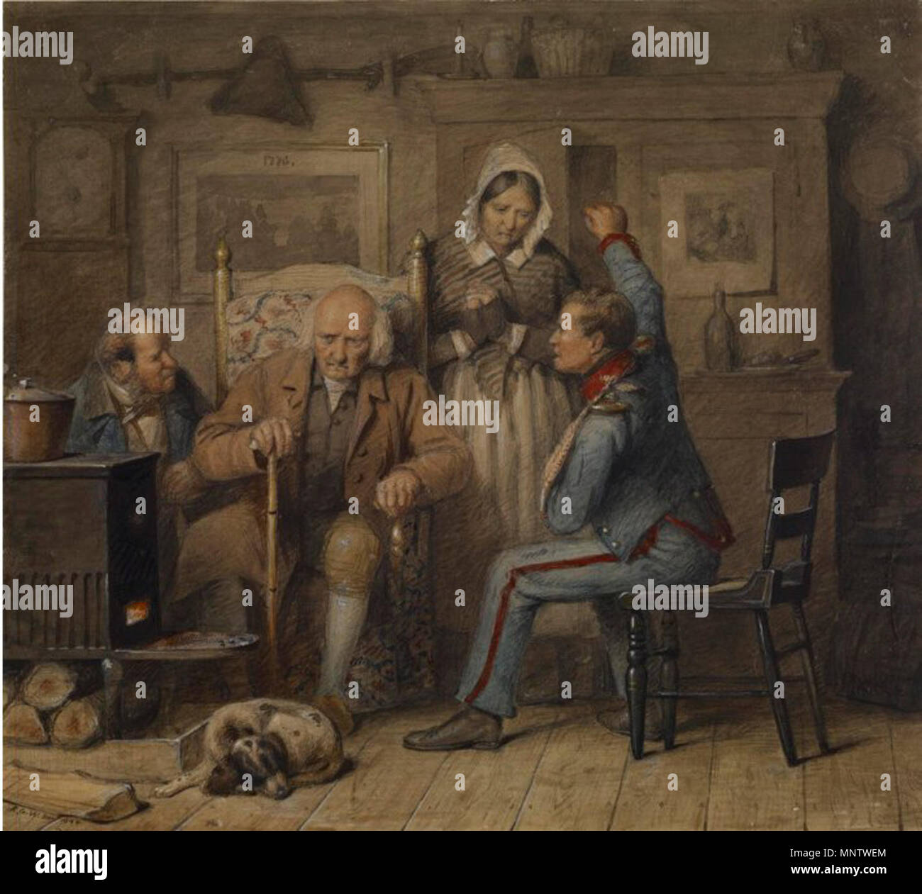 1060 Richard Caton Woodville, The Soldier’s Experience, 1847 ...