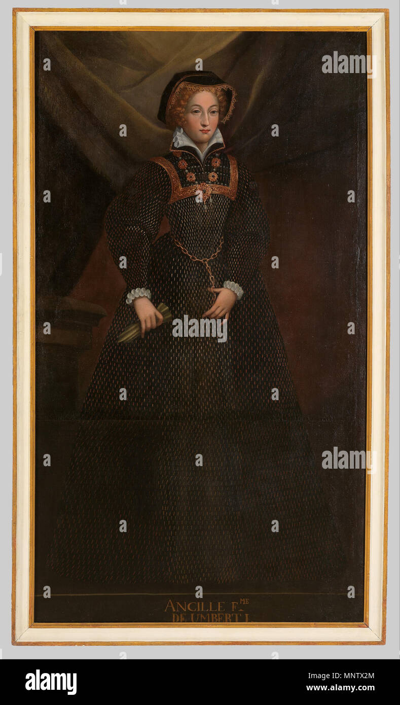 English: Ritratto di Ancilla moglie di Umberto I . English: portrait of ...