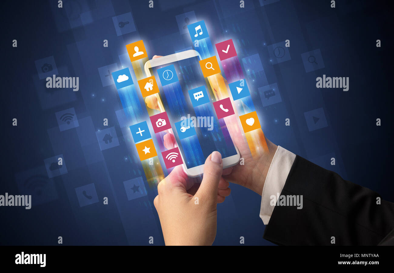 Switching applications hi-res stock photography and images - Alamy