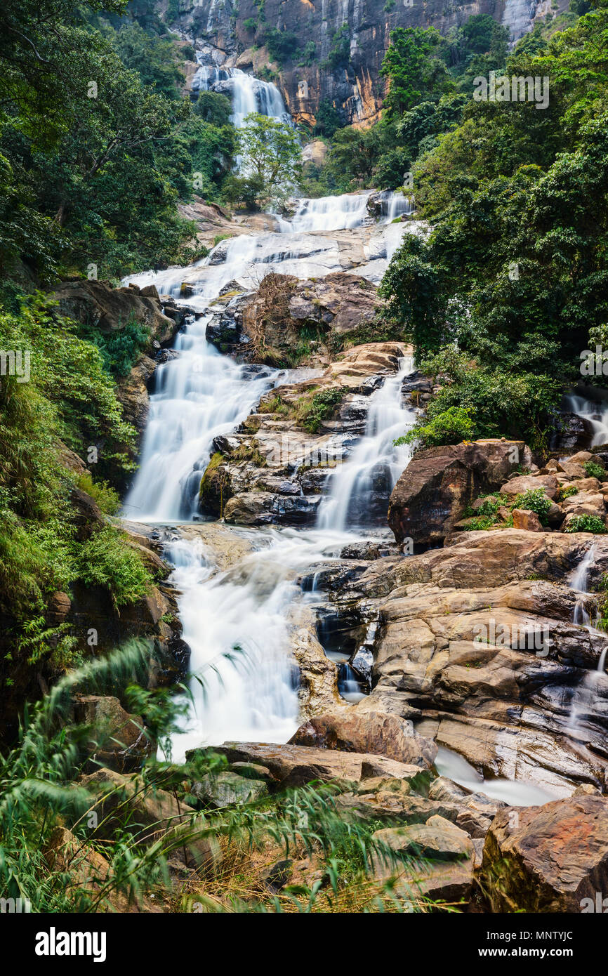 Ravana Ella waterfalls is a popular sightseeing attraction in Sri Lanka ...