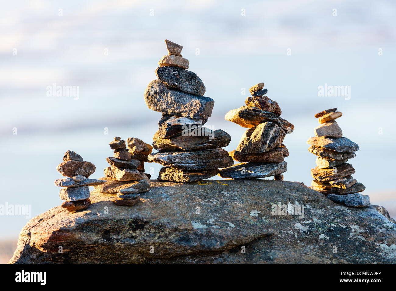 Stacked up volcanic stones hi-res stock photography and images - Alamy