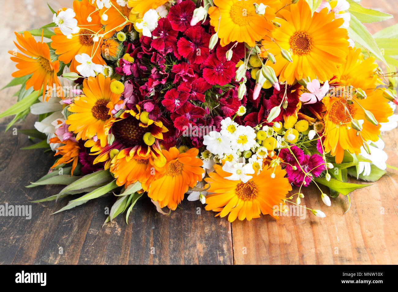 Spring mix flowers bouquet hi-res stock photography and images - Alamy
