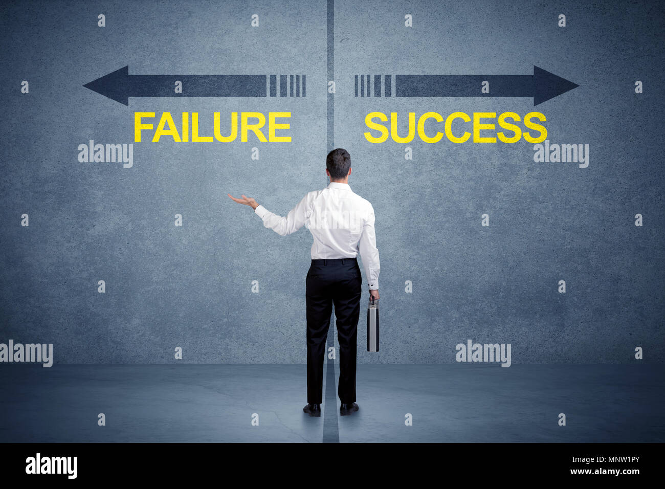 Confused businessman standing road hi-res stock photography and images ...