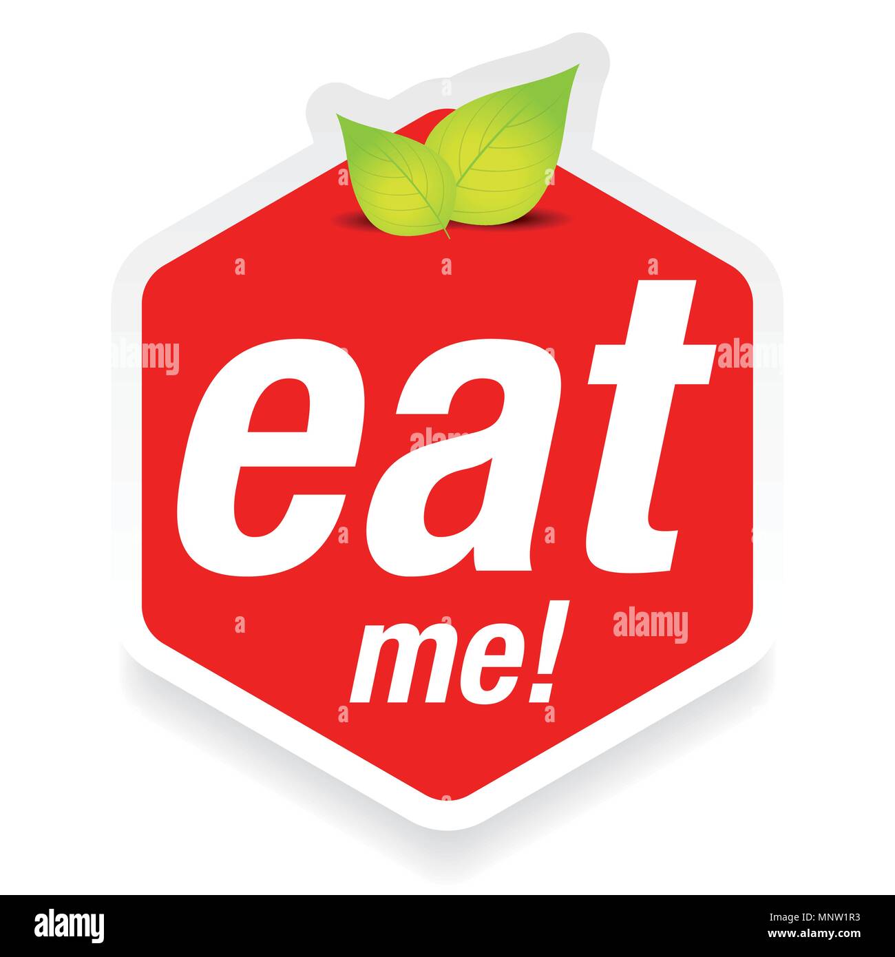 Food label sticker set Cut Out Stock Images & Pictures - Alamy