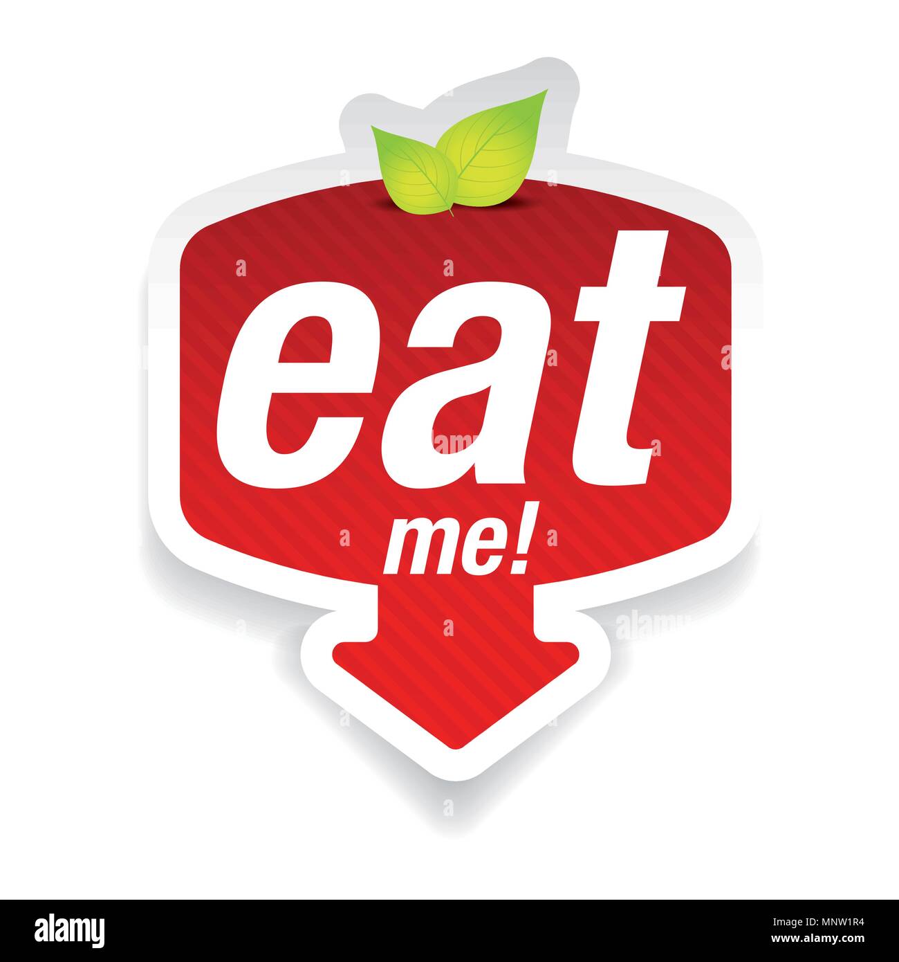 Food label sticker set Stock Vector Images - Alamy