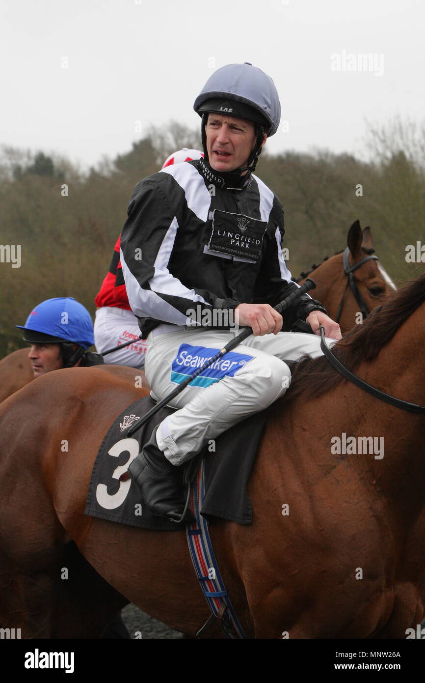 Jockey lingfield hi-res stock photography and images - Alamy