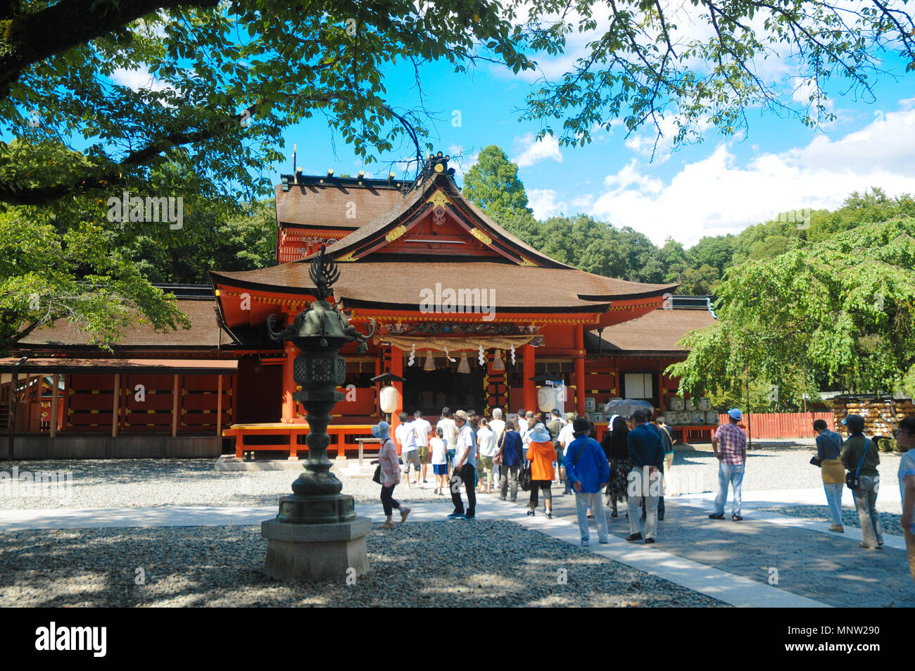 Fuji Hongu Sengen Taisha Shrine in Shizuoka, Japan. This shrine is ...