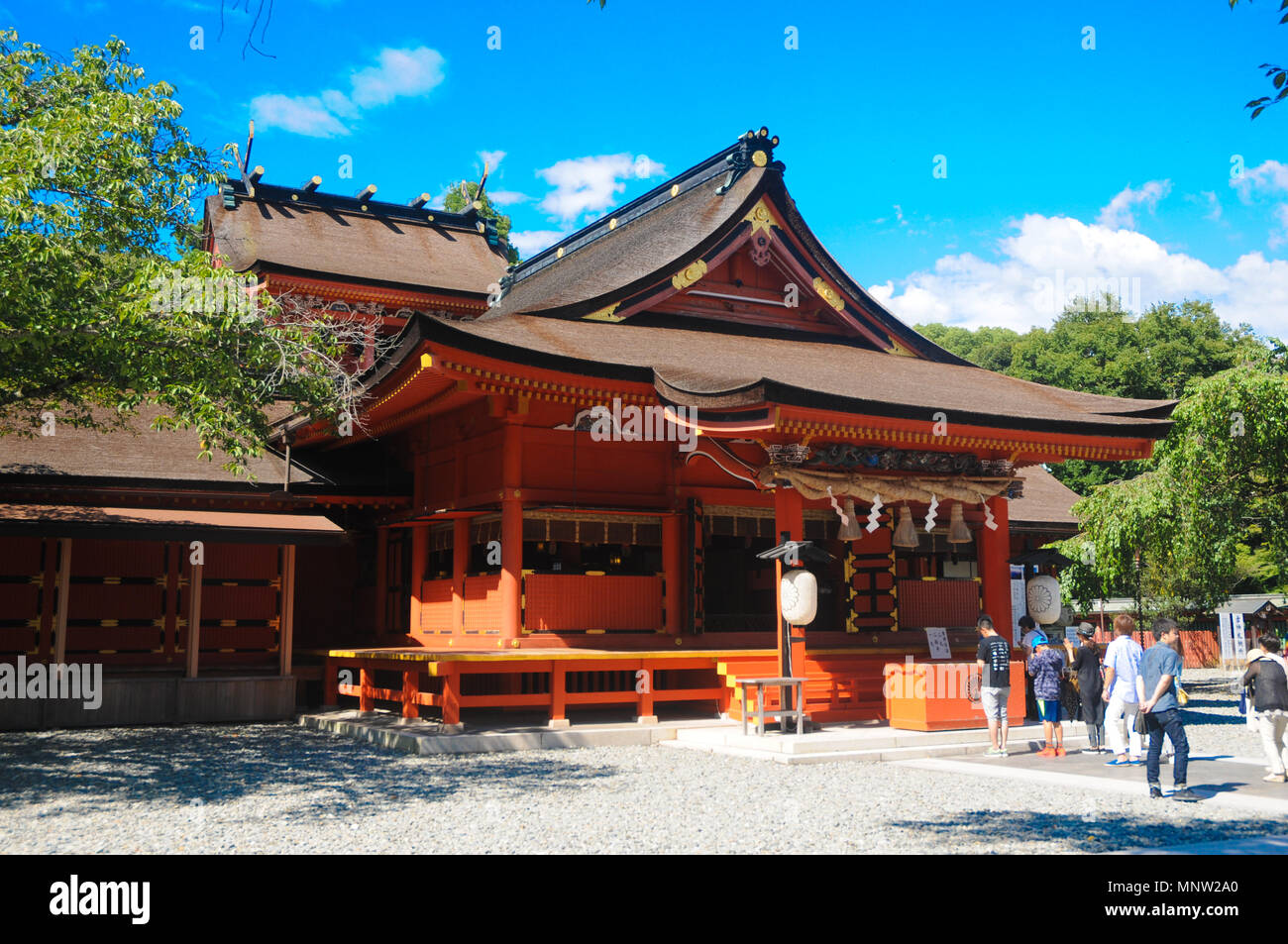 Fuji Hongu Sengen Taisha Shrine in Shizuoka, Japan. This shrine is ...