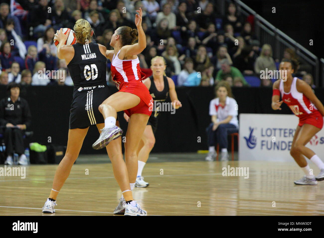 Casey Williams of New Zealand during the FIAT International Netball ...