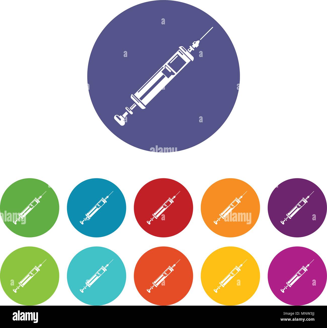 Medicine syringe icon, simple style Stock Vector Image & Art - Alamy