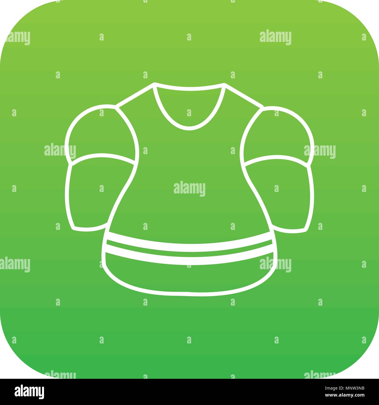 Ice hockey uniform icon green vector Stock Vector Image & Art - Alamy