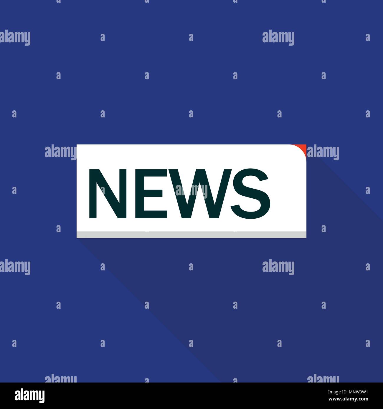 News logo, flat style Stock Vector Image & Art - Alamy