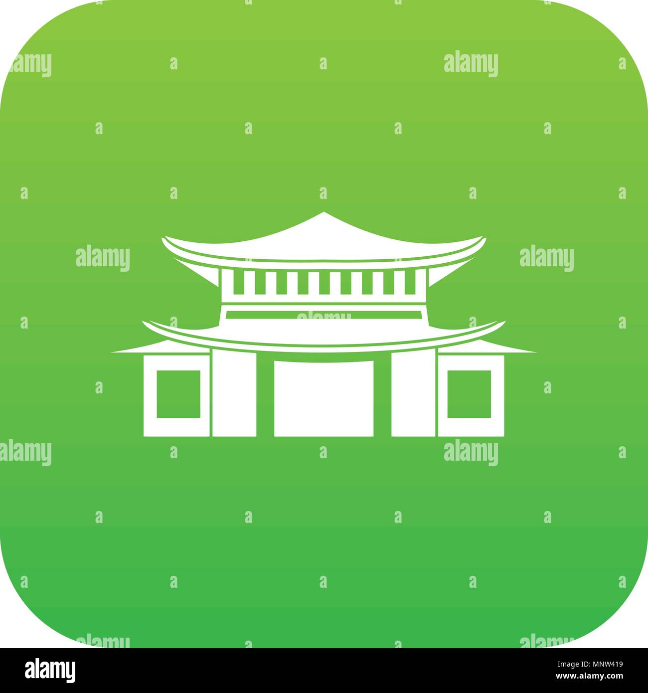 Chinese icon digital green Stock Vector Image & Art - Alamy