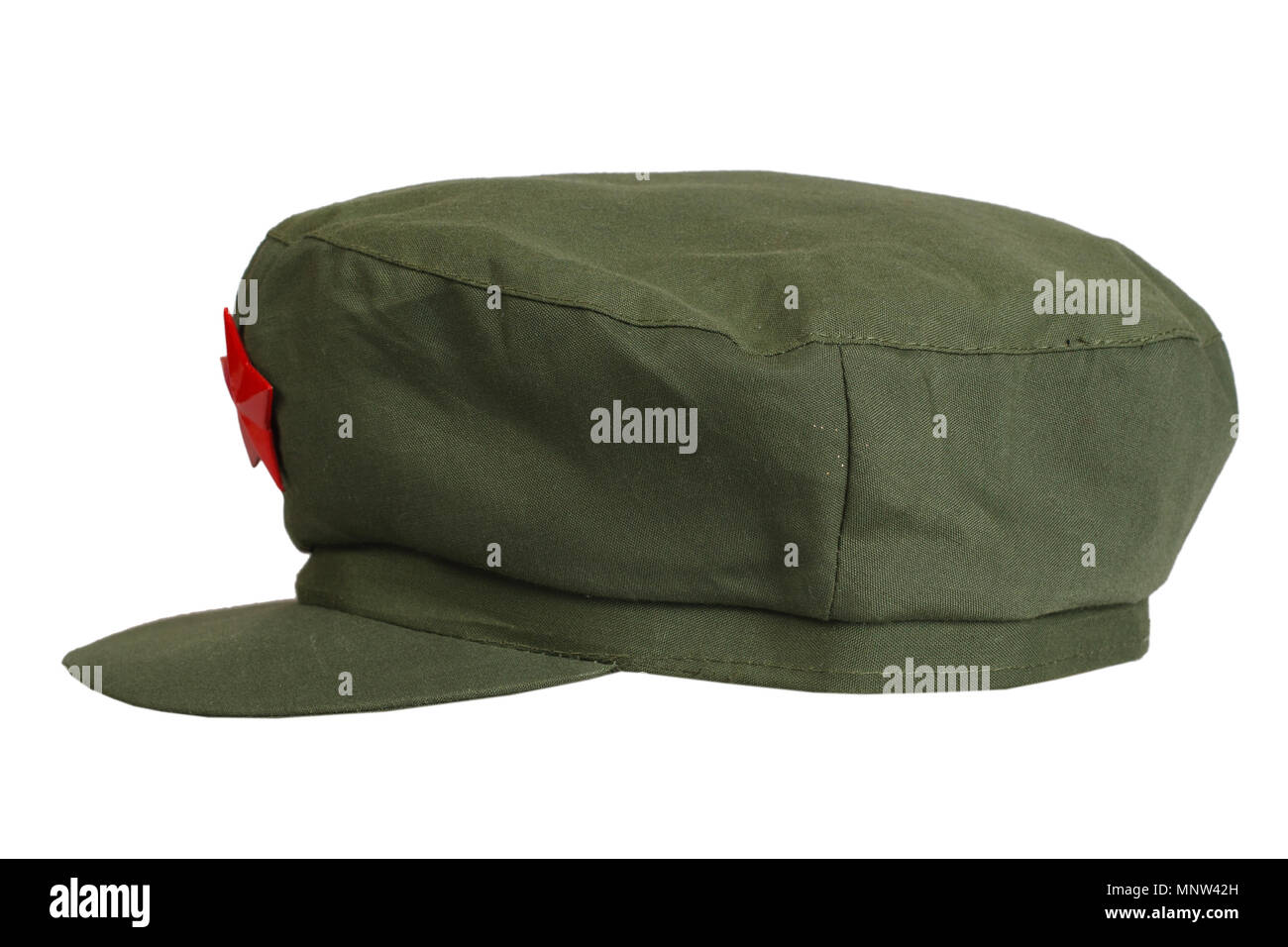 chinese mao style cap isolated on white Stock Photo - Alamy