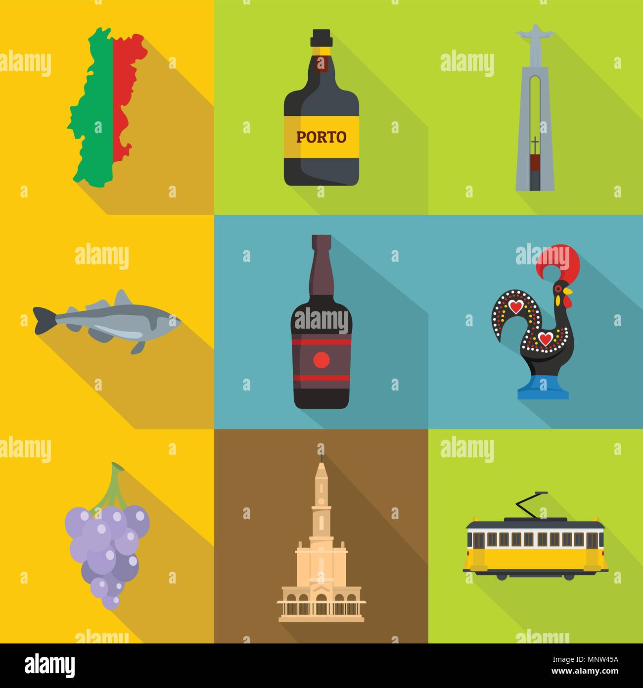 Traditional porto architecture Stock Vector Images - Alamy