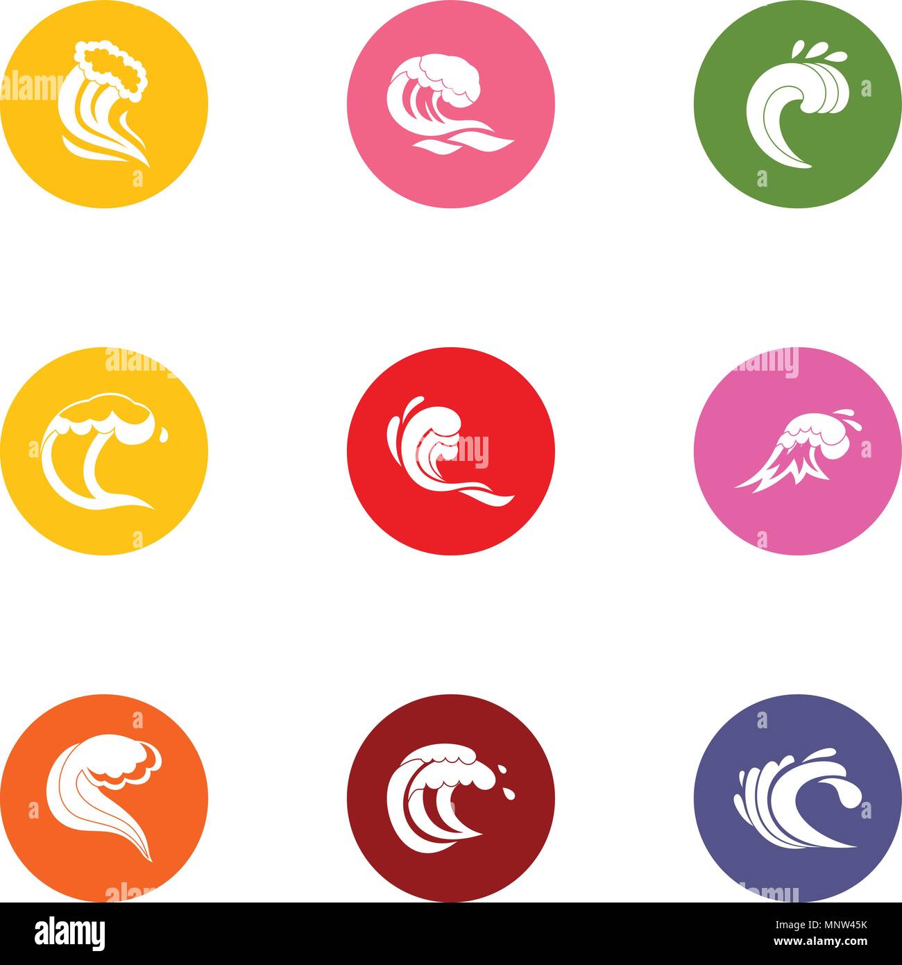 Dam water splash Stock Vector Images - Alamy