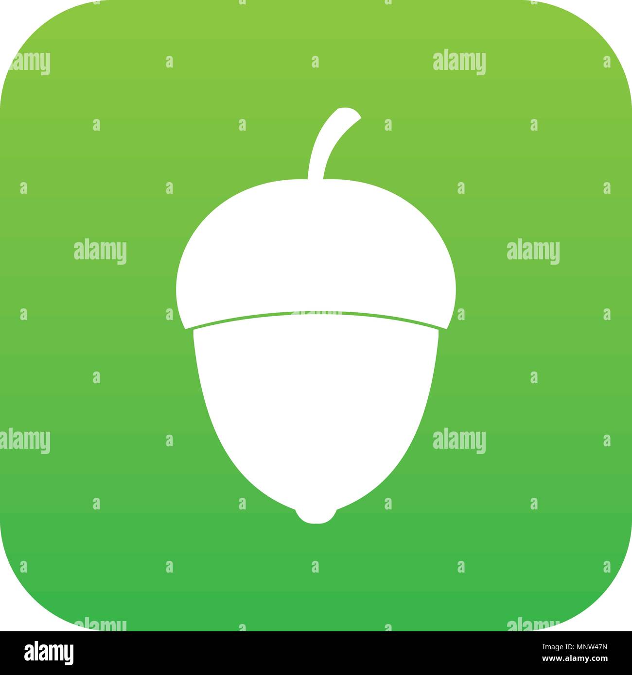 Acorn icon digital green Stock Vector Image & Art - Alamy