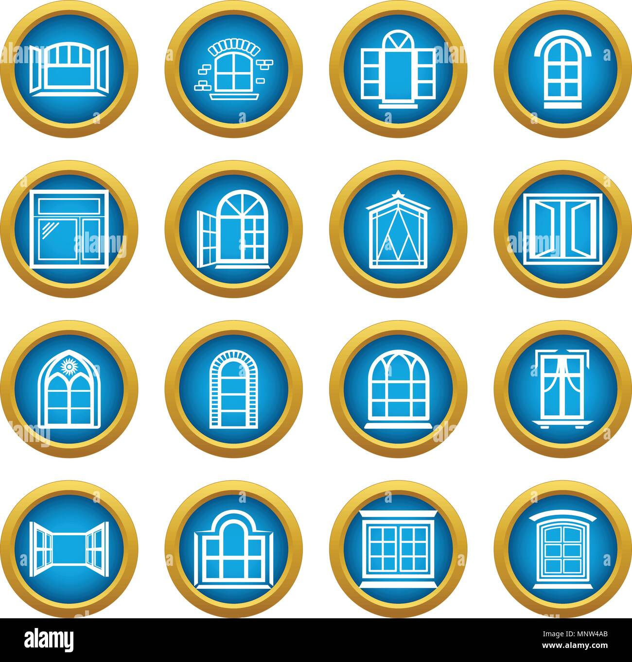 Stained glass open sign Stock Vector Images - Alamy