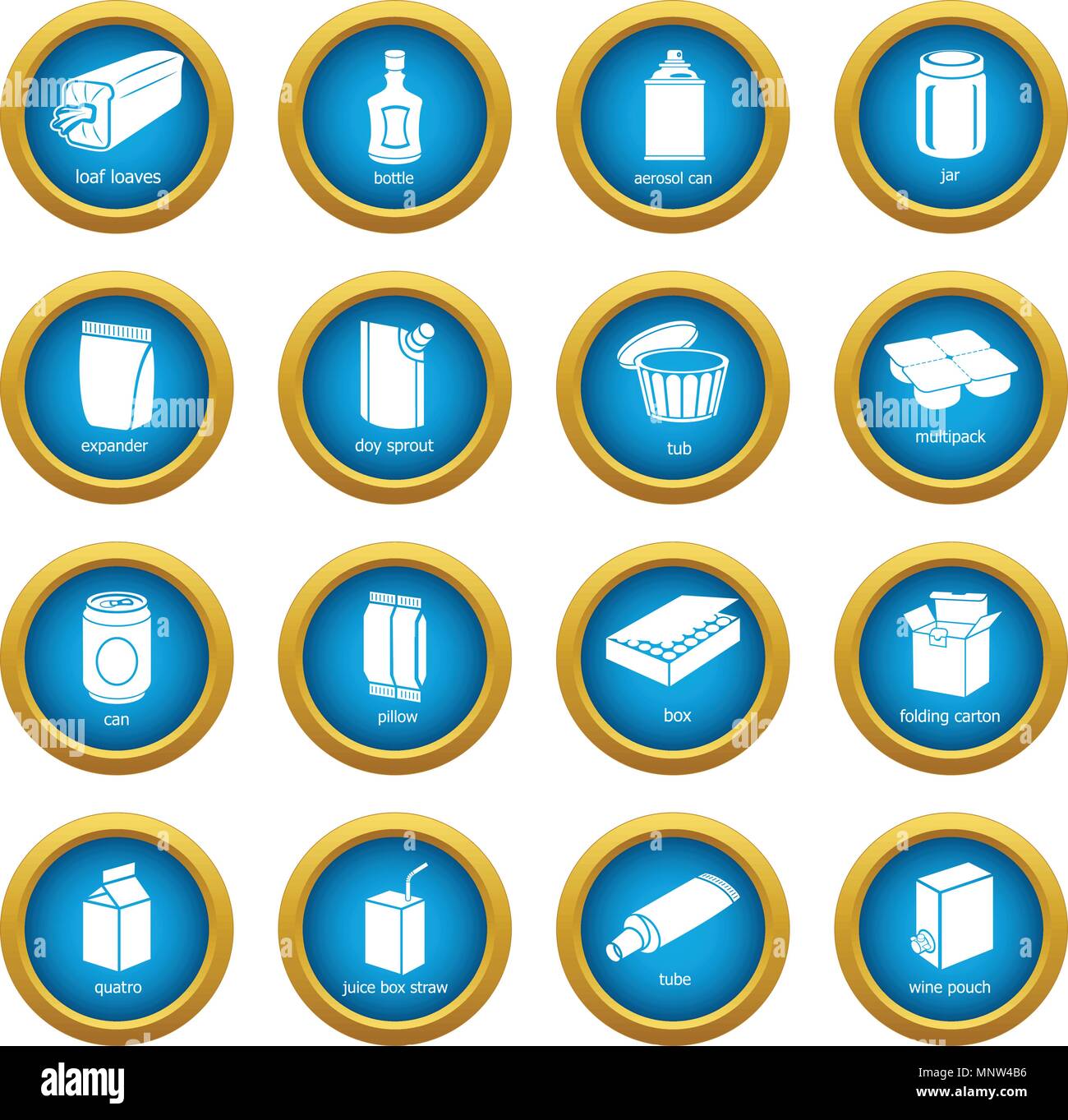 Package types icons set, simple style Stock Vector Image & Art - Alamy