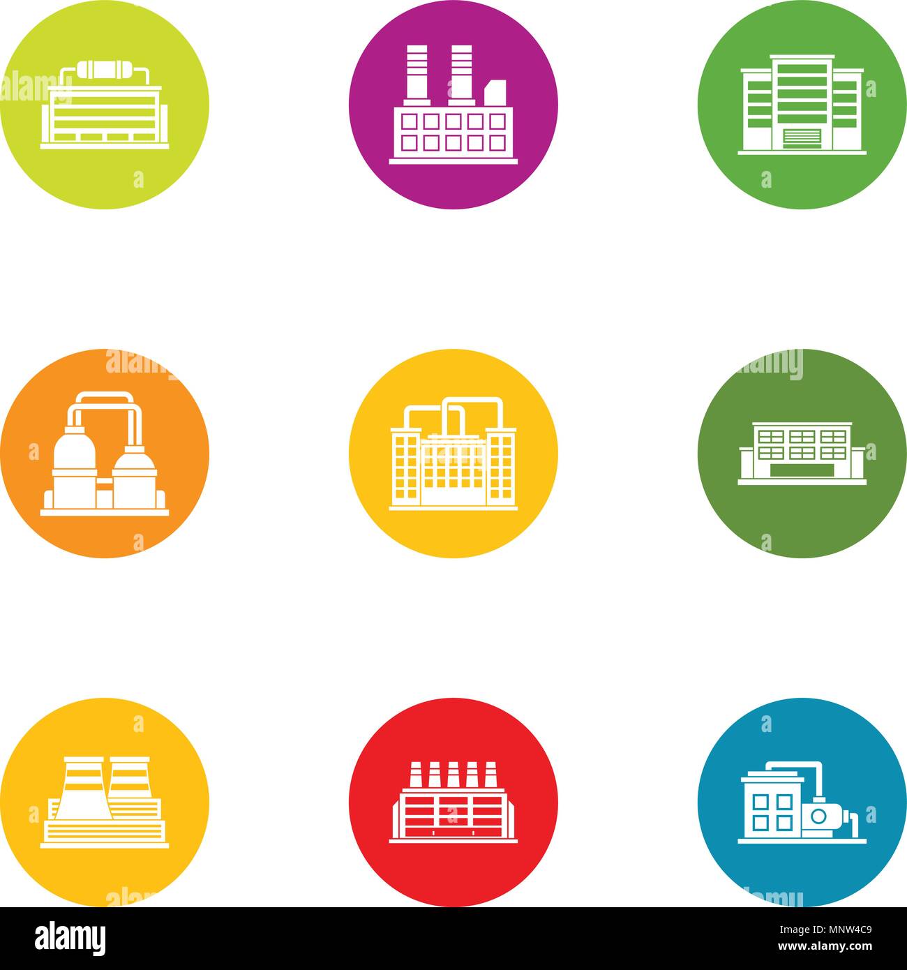 Old factory wall Stock Vector Images - Alamy