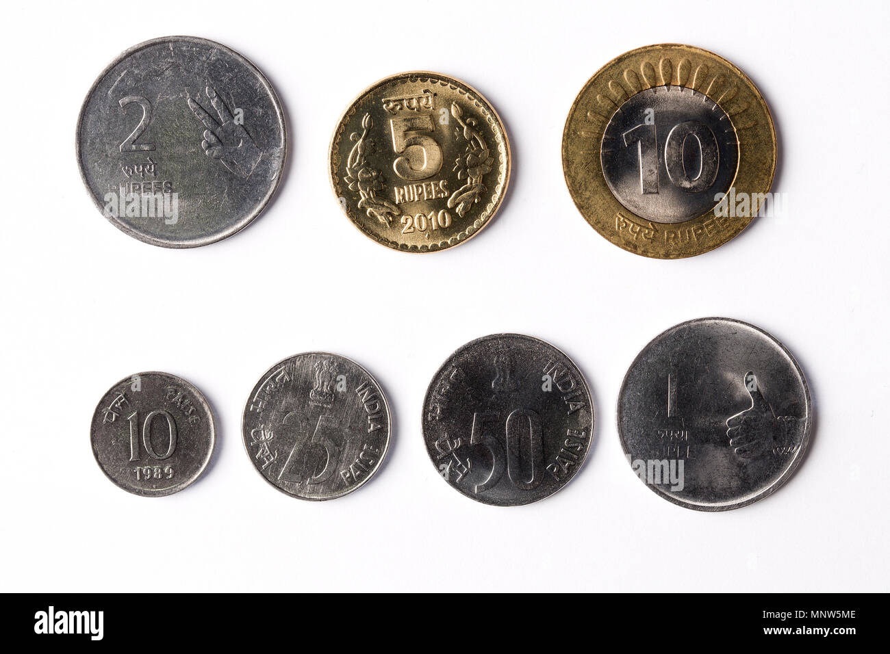 Indian rupee coins hi-res stock photography and images - Alamy