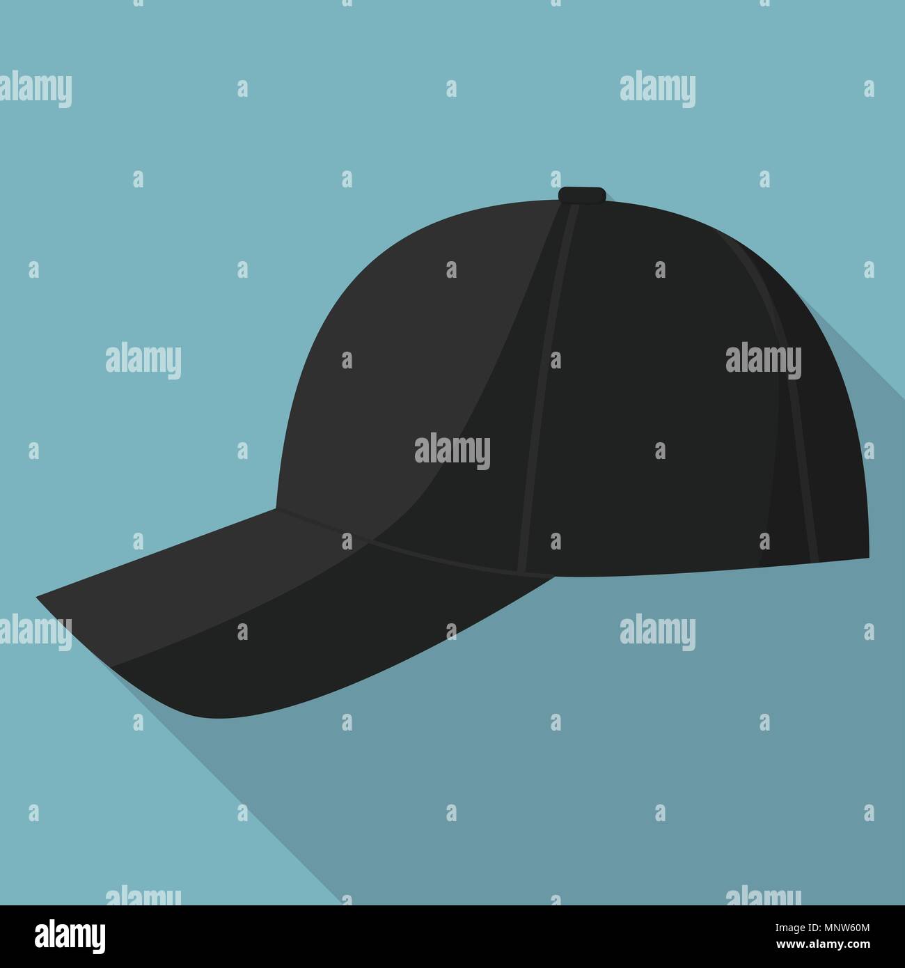 Grey and white baseball cap Stock Vector Images - Alamy