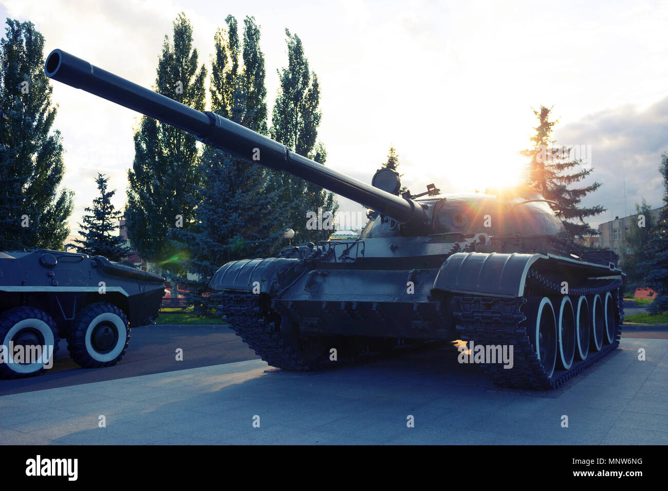 Military or army tank on the city street Stock Photo - Alamy