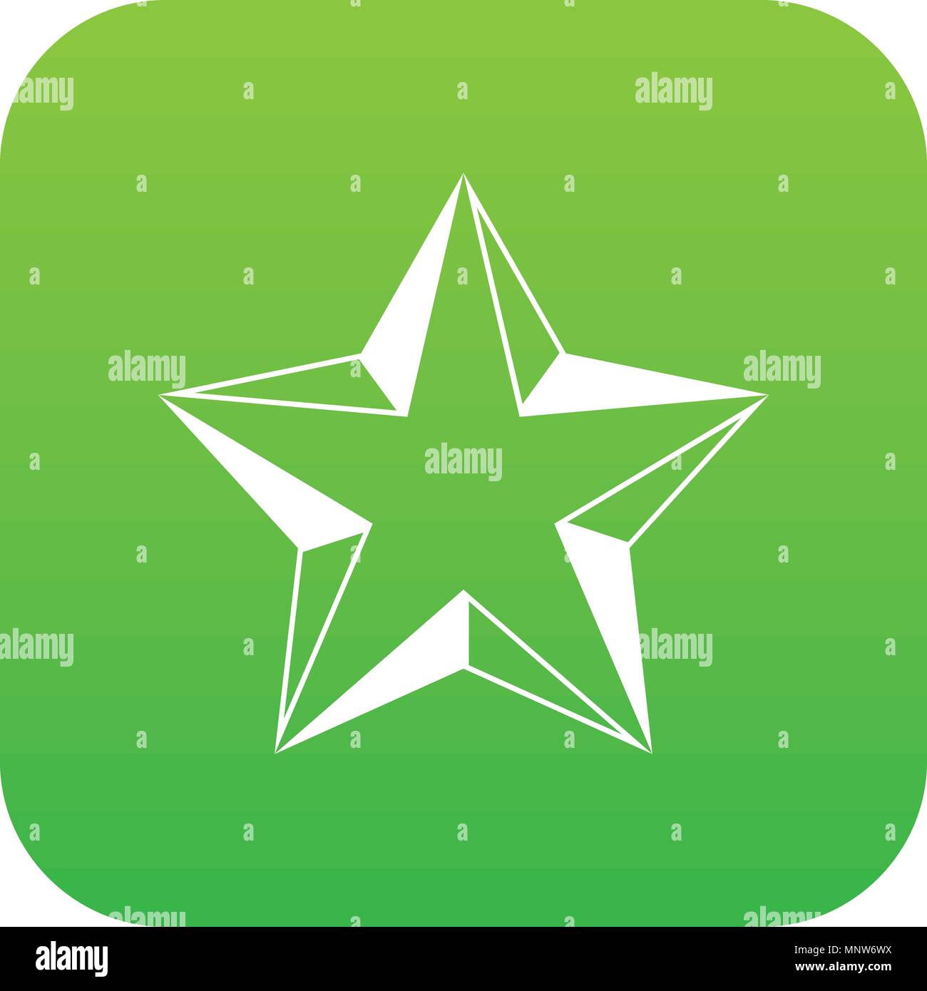 Star icon digital green Stock Vector Image & Art - Alamy