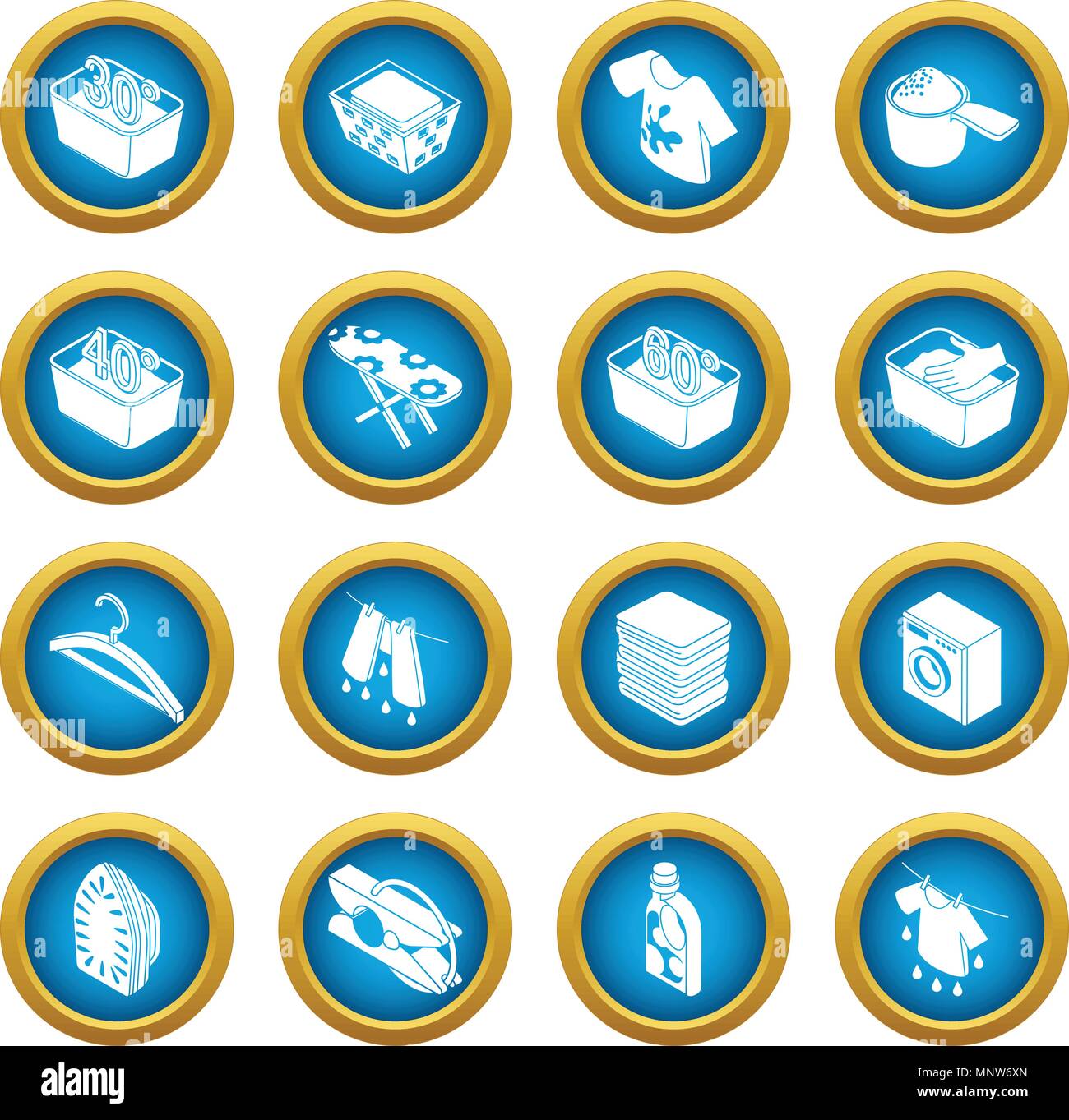 Washing clothes with soap bar Stock Vector Images - Alamy