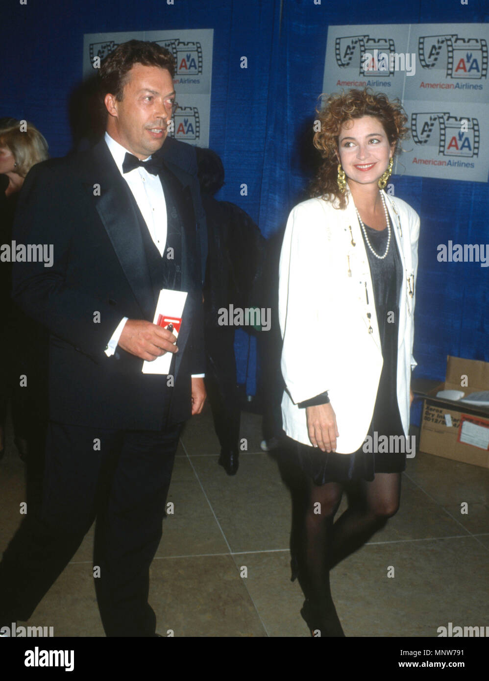 Beverly Hills Ca January 12l R Actor Tim Curry And Actress Annie Potts Attend American