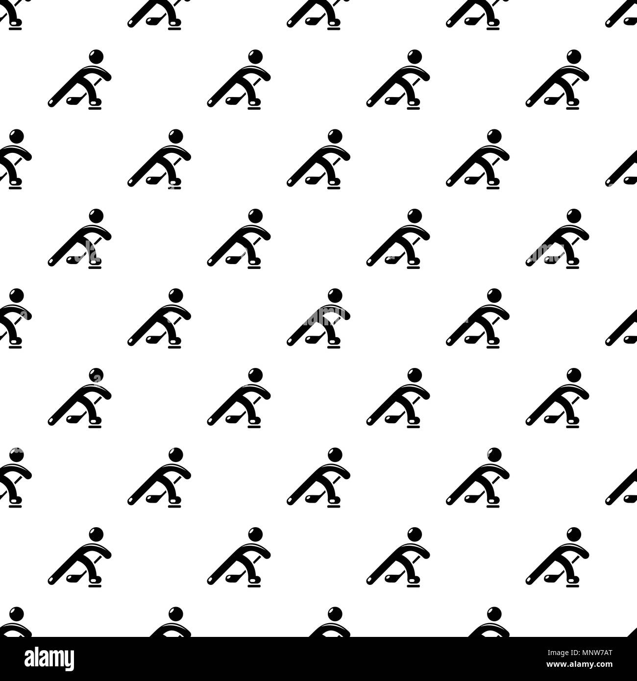 Hockey player pattern vector seamless Stock Vector Image & Art - Alamy