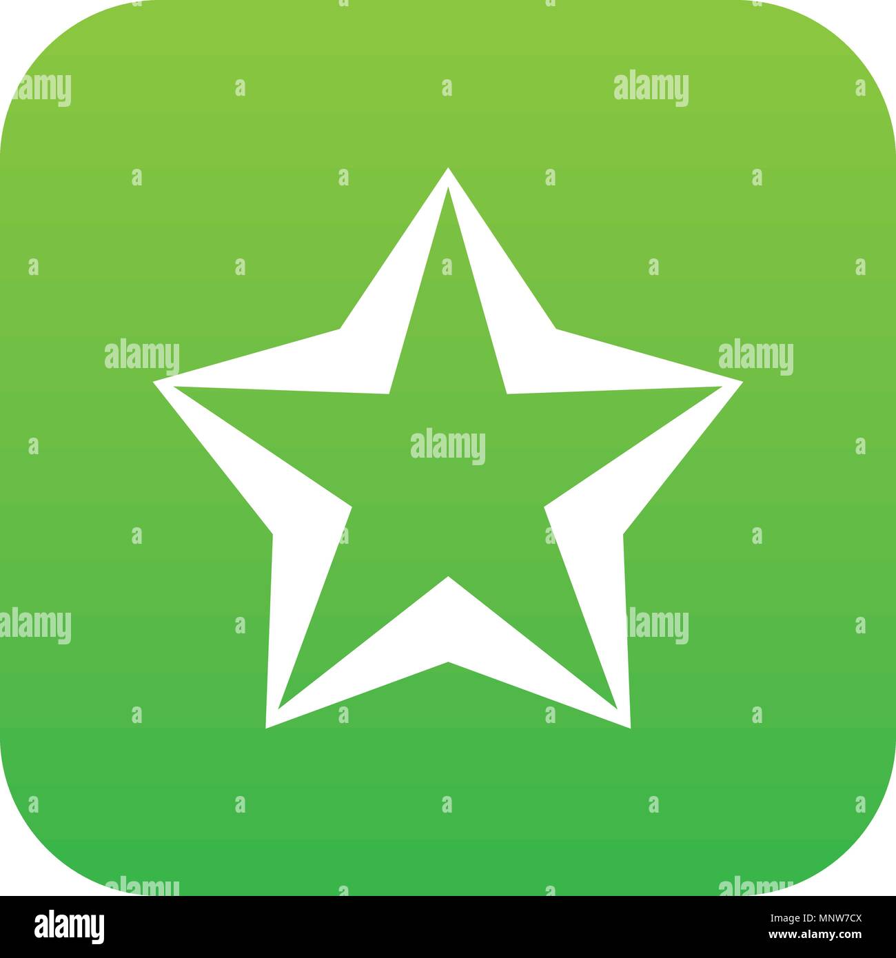 Star icon digital green Stock Vector Image & Art - Alamy