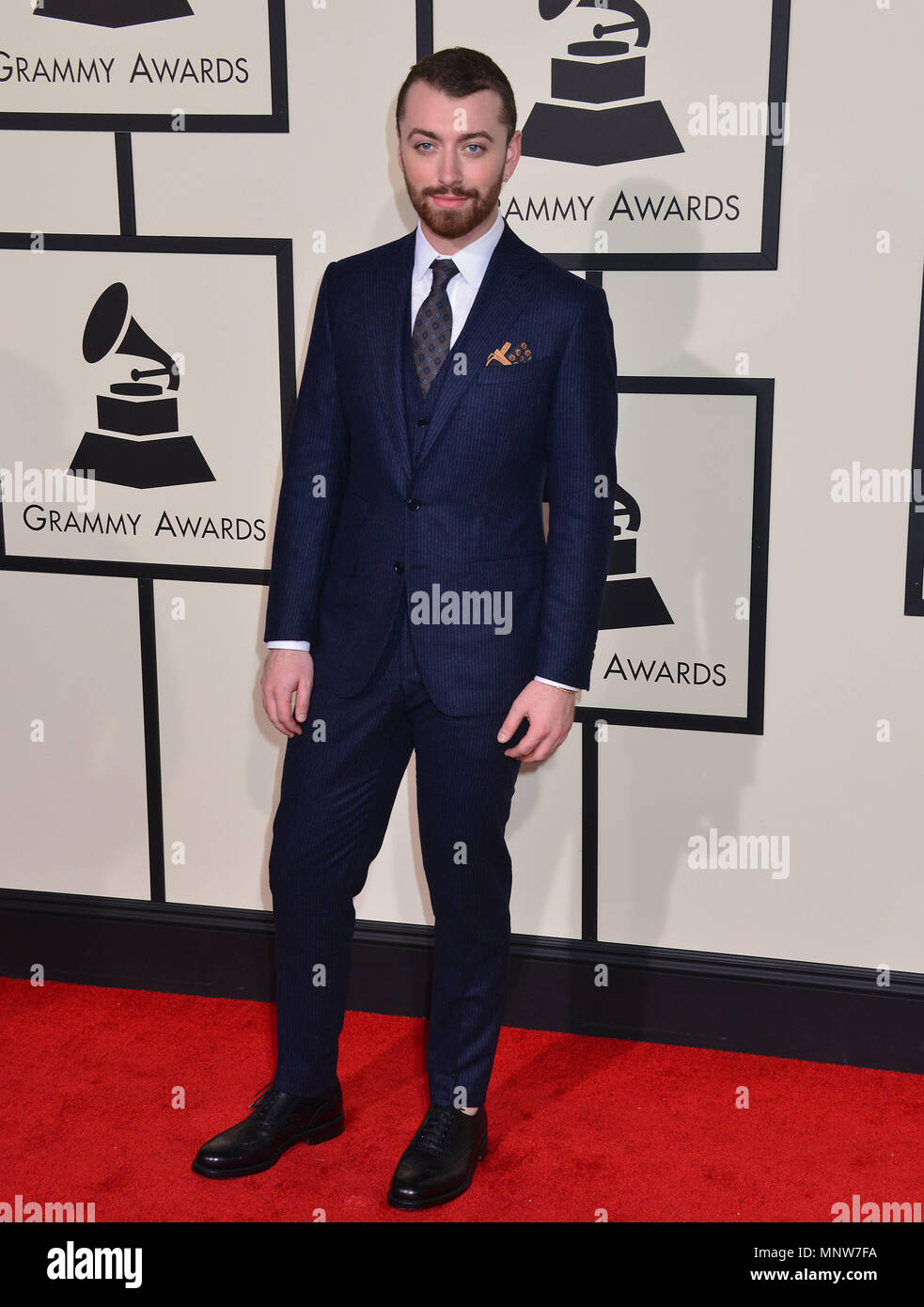 sam Smith 068 at the 58th Grammy's Awards 2016 at the Staple Center in ...