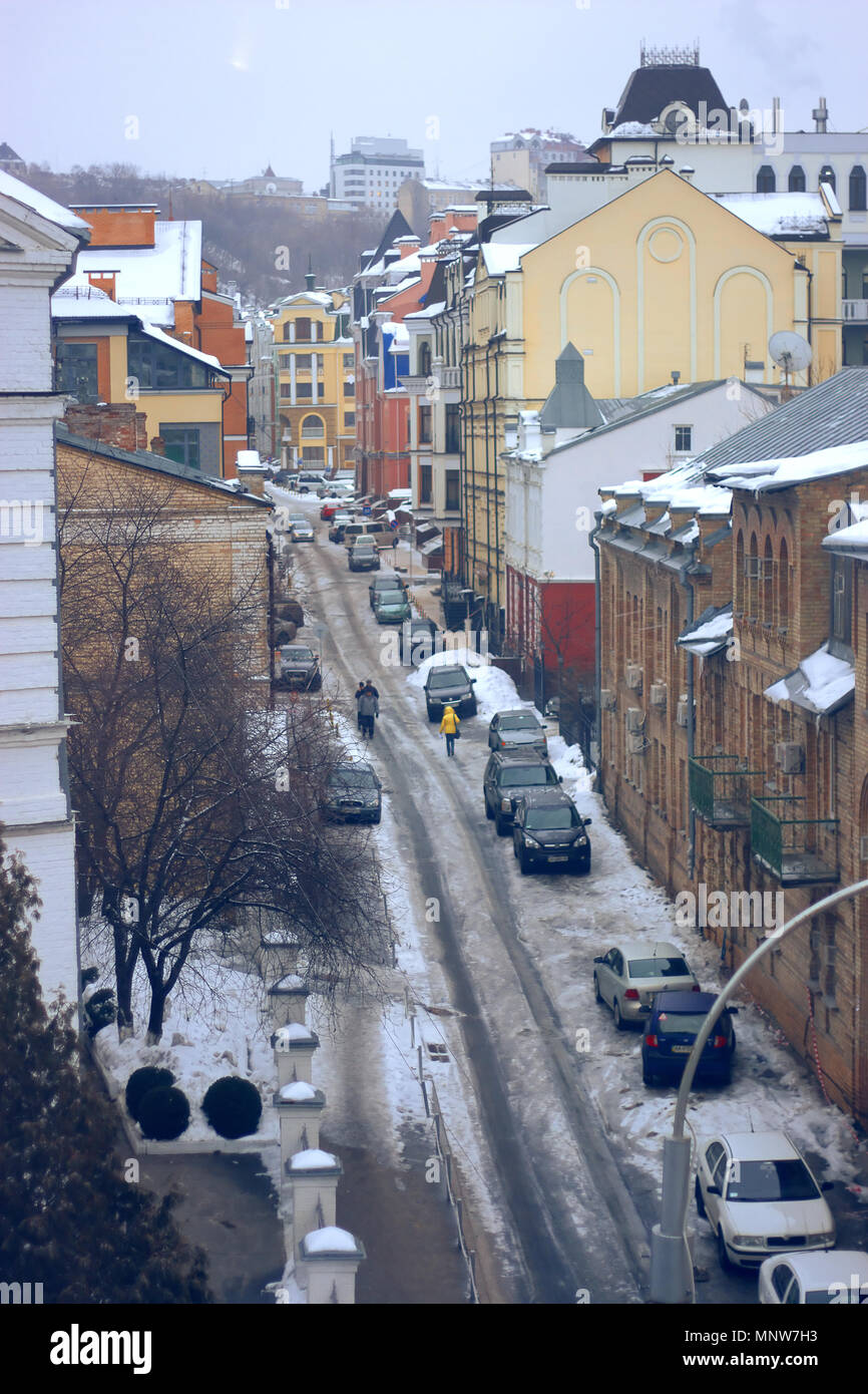 View on the streets of Kiev (Ukraine Stock Photo - Alamy