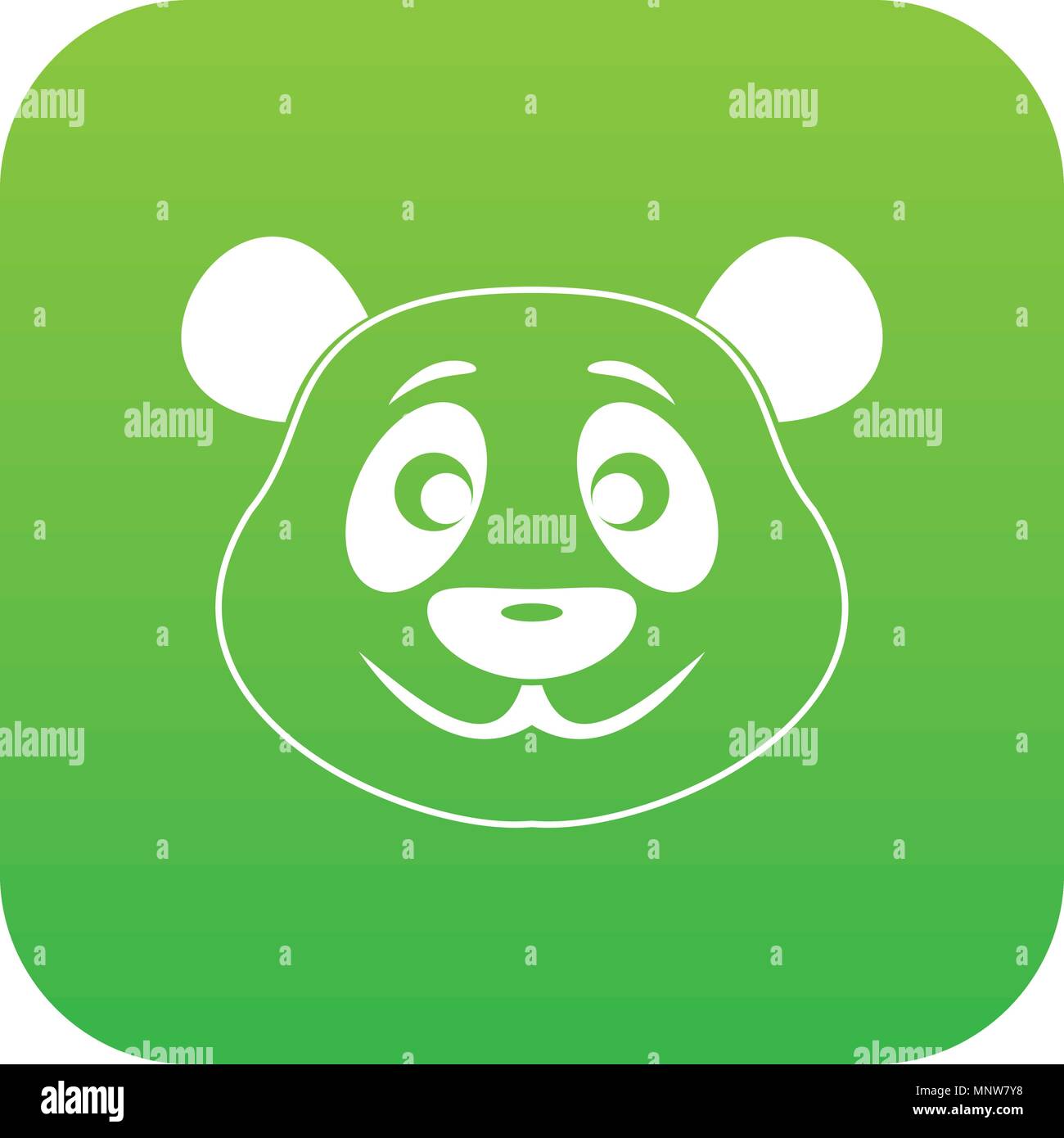 Panda icon digital green Stock Vector Image & Art - Alamy