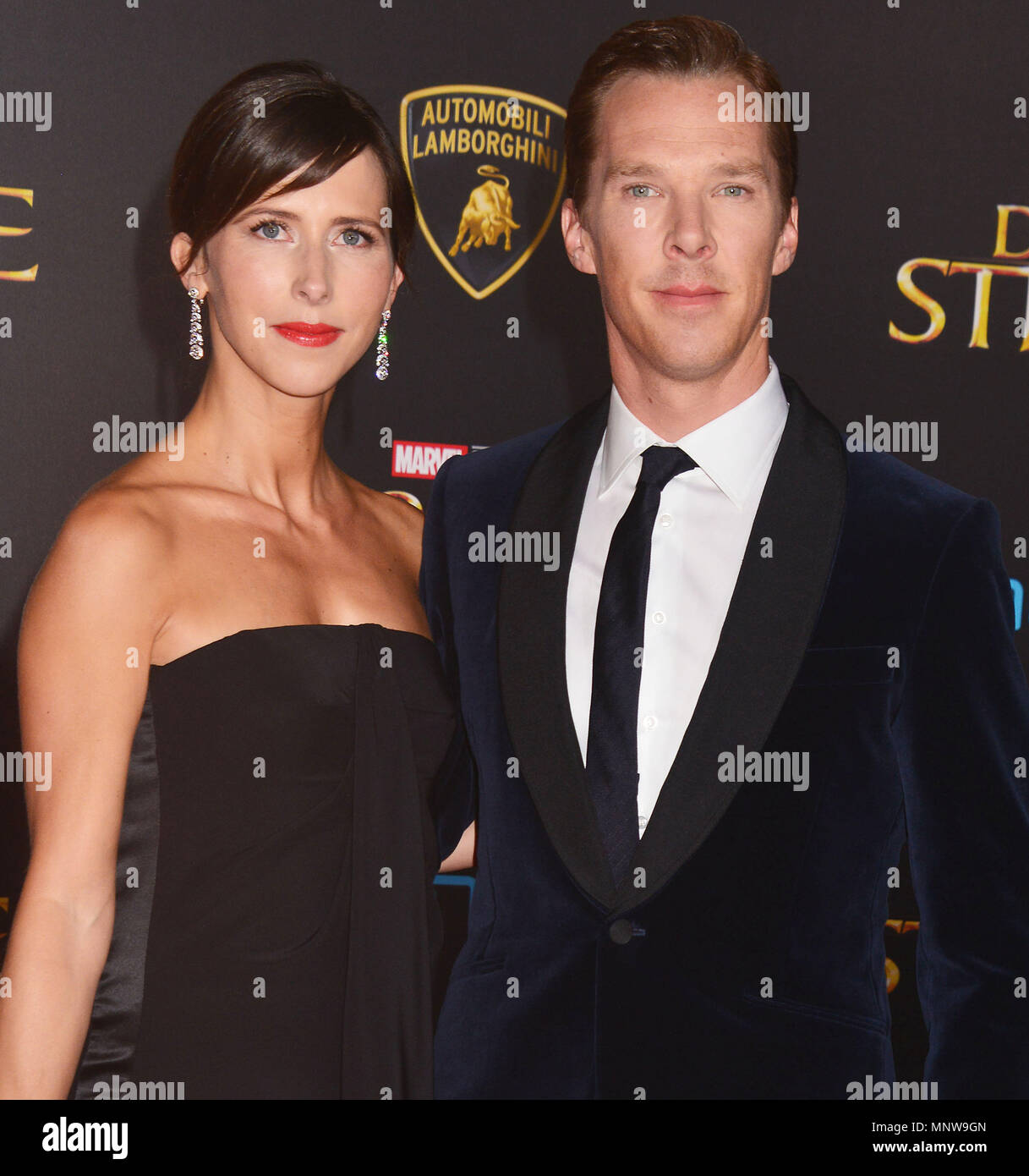 Benedict Cumberbatch, Sophie Hunter 032 at the Doctor Strange premiere ...