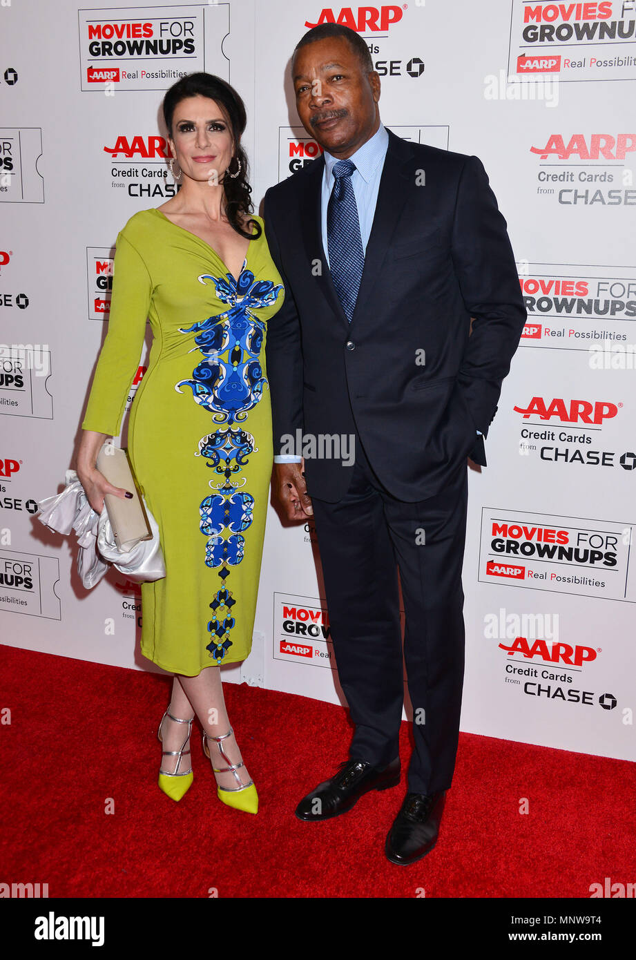 Carl weather and wife red carpet event hi-res stock photography and ...