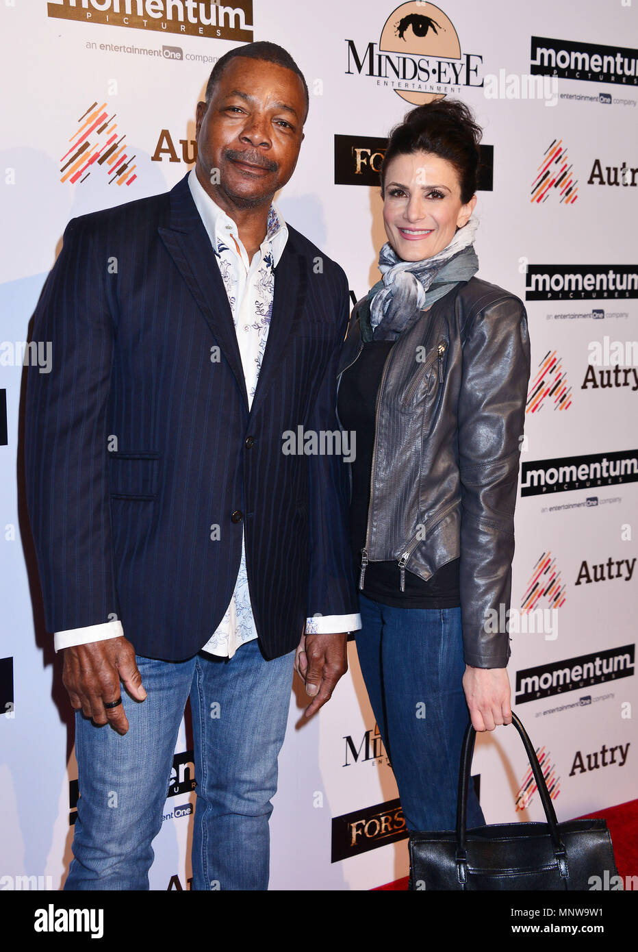 Carl Weathers, Christine Kludjian 166 at Forsaken Premiere at the Autry ...