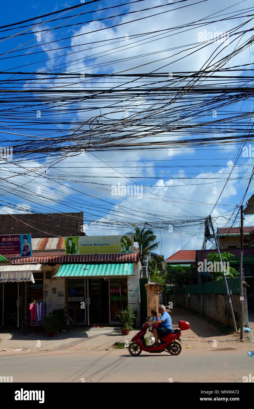 Southeast asia overhead cables hi-res stock photography and images - Alamy